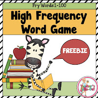 HFW Word List and Assessment Freebie | Teacher's Take-Out