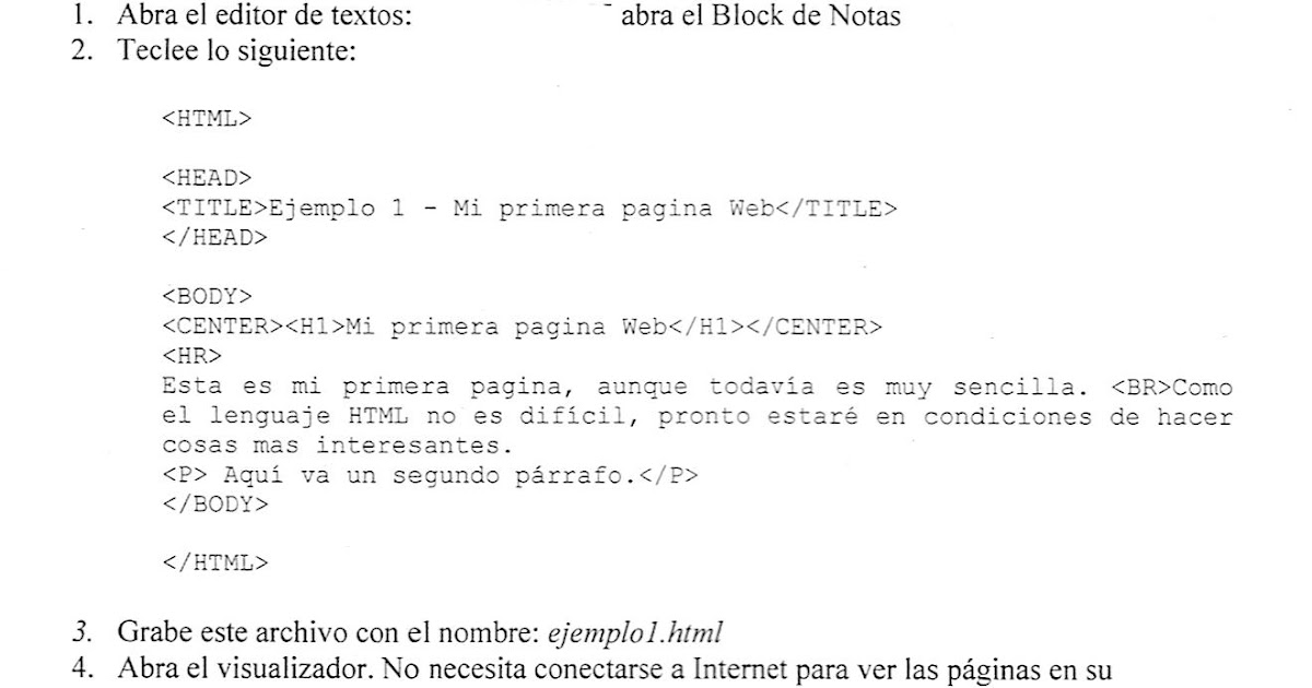 TIC´S II: TEMA 5: DISEÑO WEB 1. CÓDIGO HTML BÁSICO.