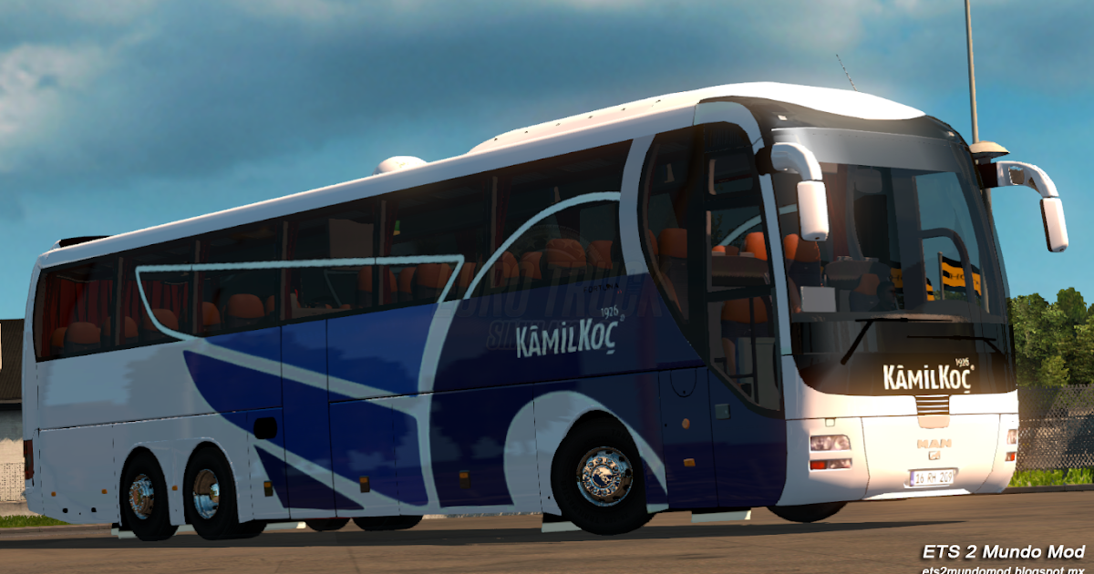 (Autobús ETS 2) MAN Lion's Coach 6x2 - ETS 2 Mundo Mod