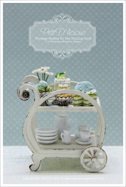 Petit D' Licious: Dainty Afternnon tea with Shabby Vintage Hi-Tea ...