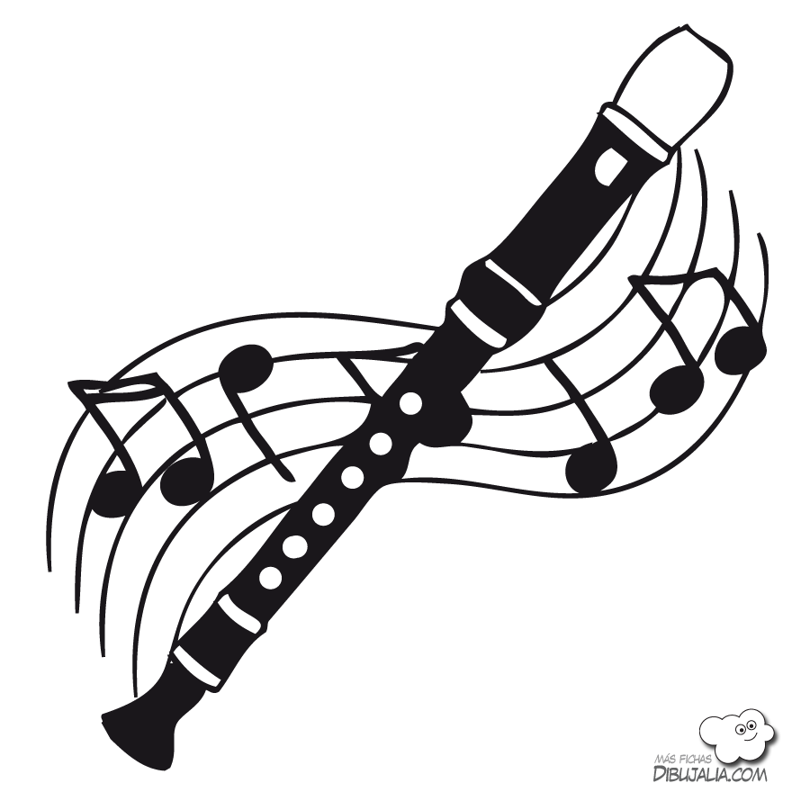 Dibujos de notas musicales para imprimir | Colorear a Heidi