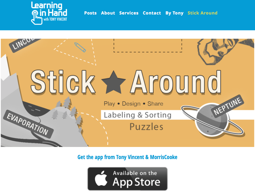 AYUDA PARA MAESTROS: Stick Around - App para iPad que nos permite crear ...