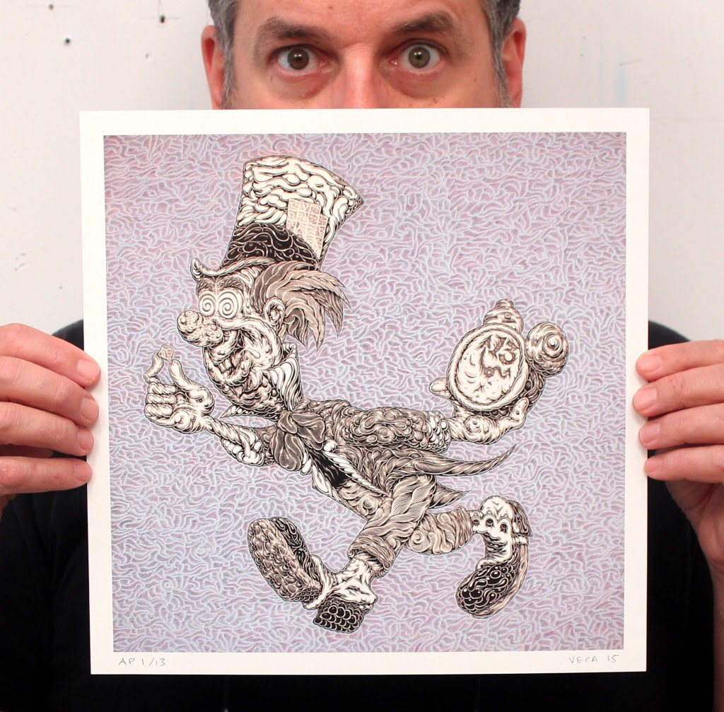 INSIDE THE ROCK POSTER FRAME BLOG: Mark Dean Veca Major Work Show in ...