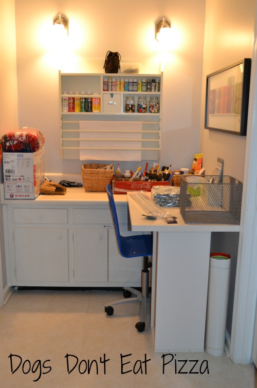 My Own Craft and Work Area - Dogs Don't Eat Pizza