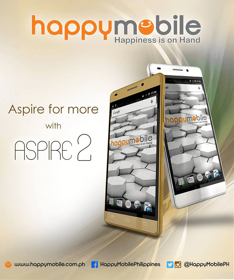 Happy Mobile Aspire 2 Announced! Comes With Aluminum Body And Glass ...
