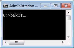 El comando exit | MS-DOS Básico