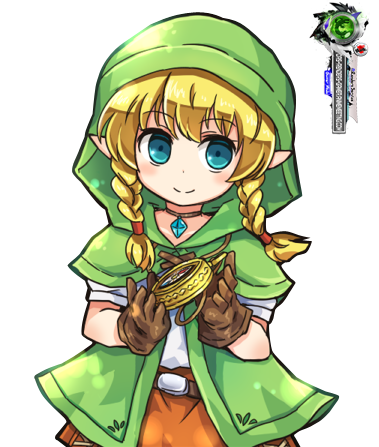 The Leyend of Zelda:Linkle Mega Cute Moe Render | ORS Anime Renders ...