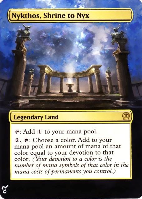 MTG Alters By Tila: Nykthos, Shrine to Nyx - Theros