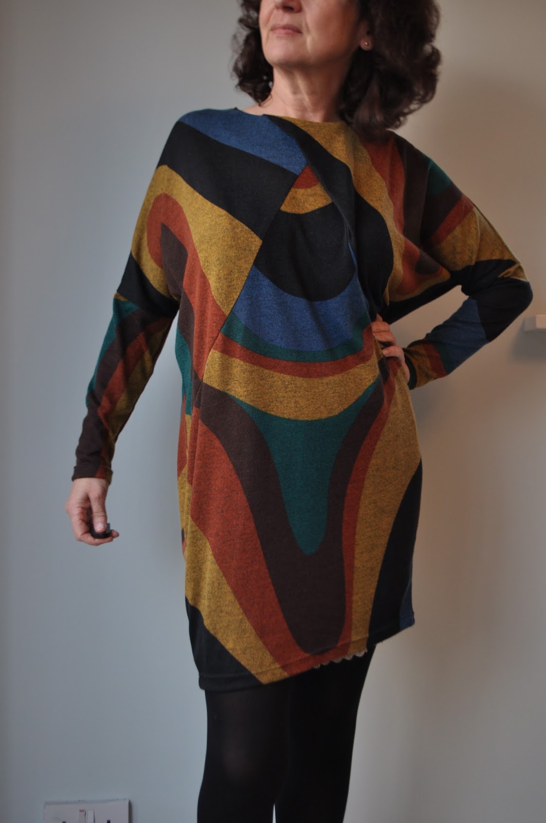 mags creative meanderings: GBSB Drapey Knit Dress and a mustard Oslo