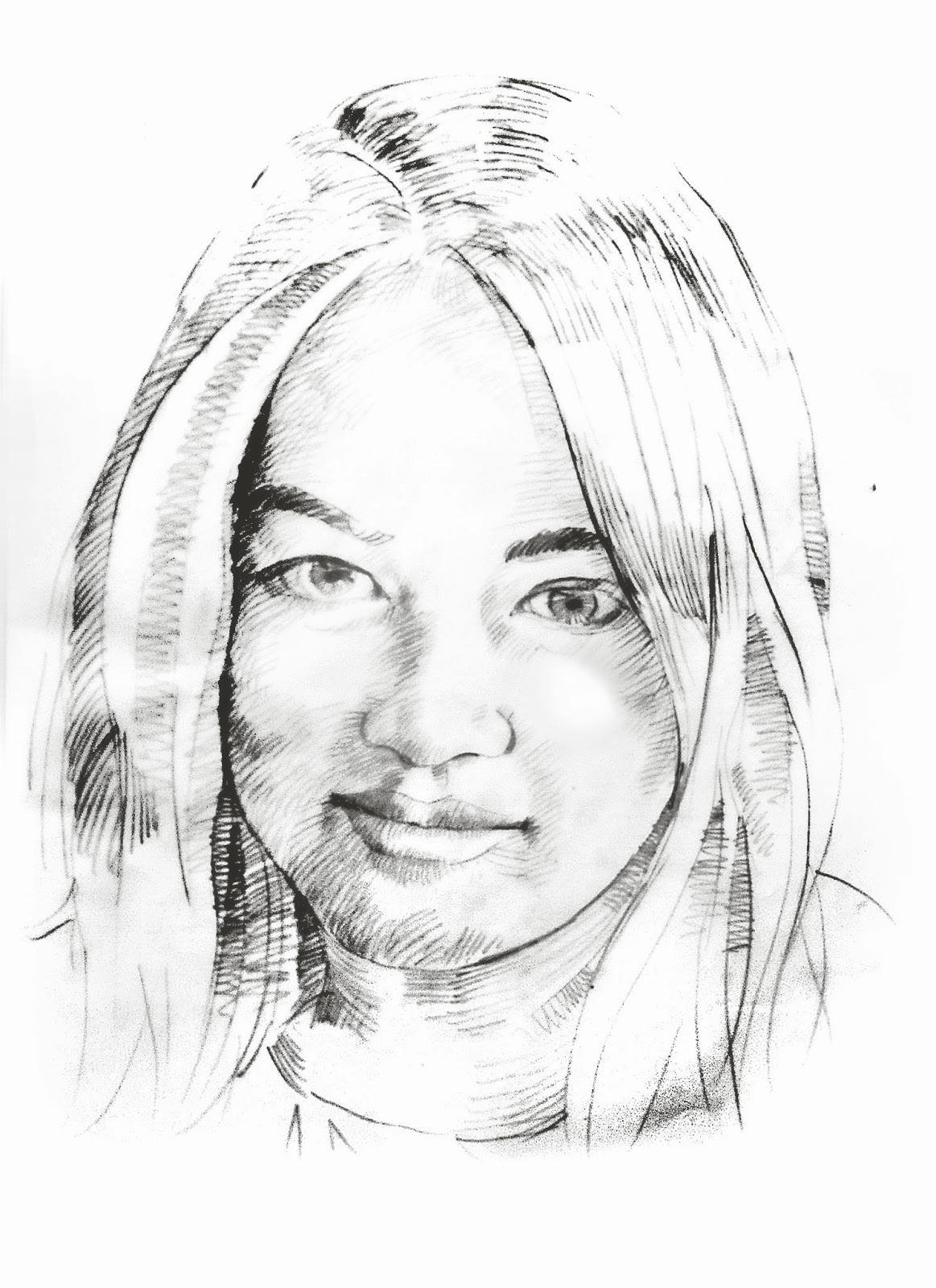 jatmika sketch & drawing: step by step gambar potret