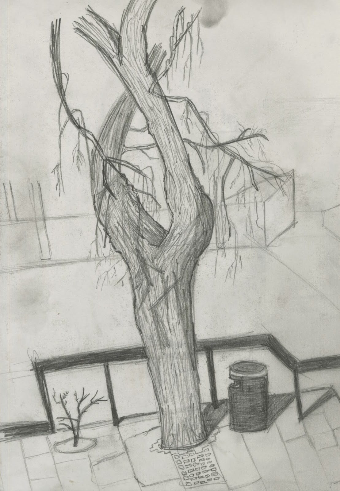 Observational Drawing #2 (April 2014): Week 8: Scenic Composition