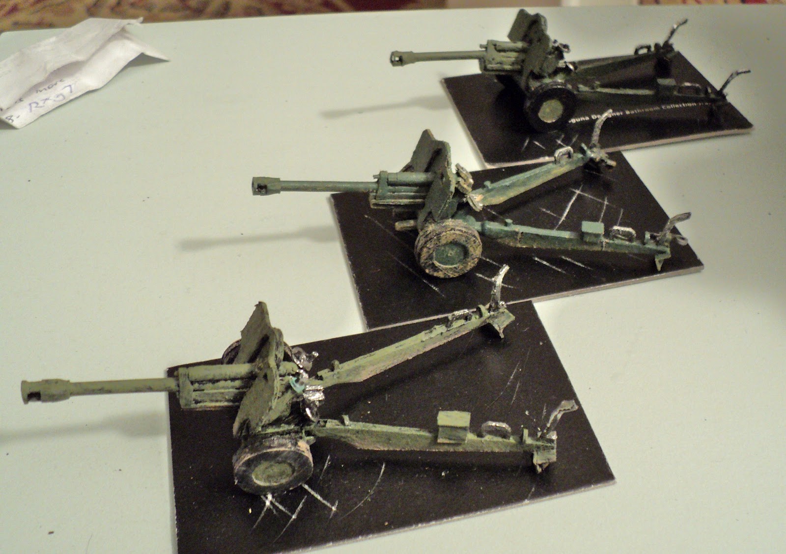 Archduke Piccolo: Cardboard Guns...