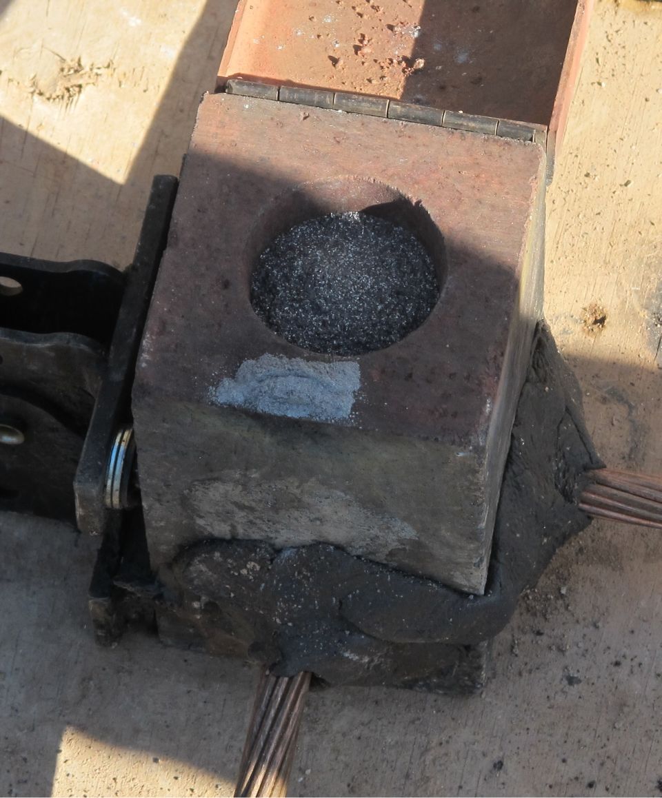 Electrical Installation Wiring Pictures: Exothermic welding: Cable to ...