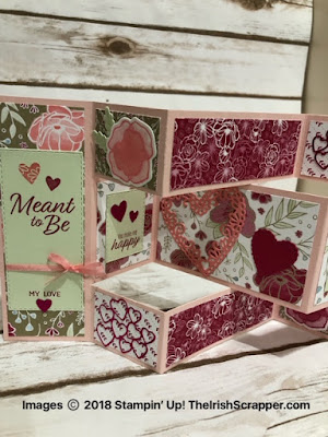 The Irish Scrapper: Tri Fold Shutter Card | Forever Lovely & Meant to Be