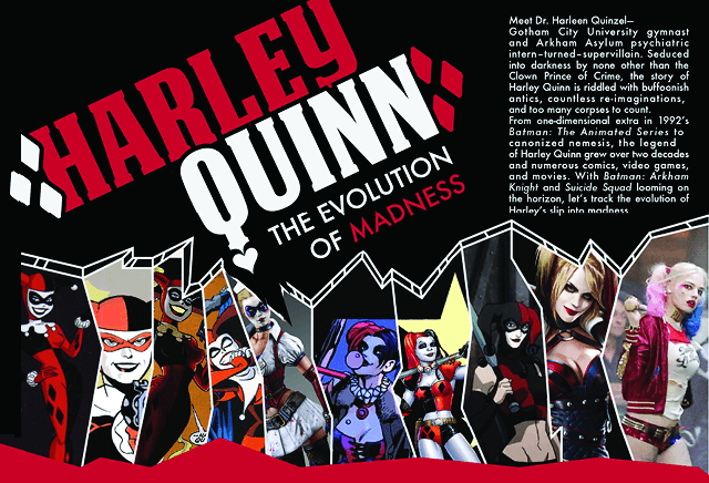 Harley Quinn: Evolution of Madness #infographic - Visualistan