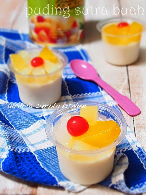 Puding Sutra Buah - Monic's Simply Kitchen