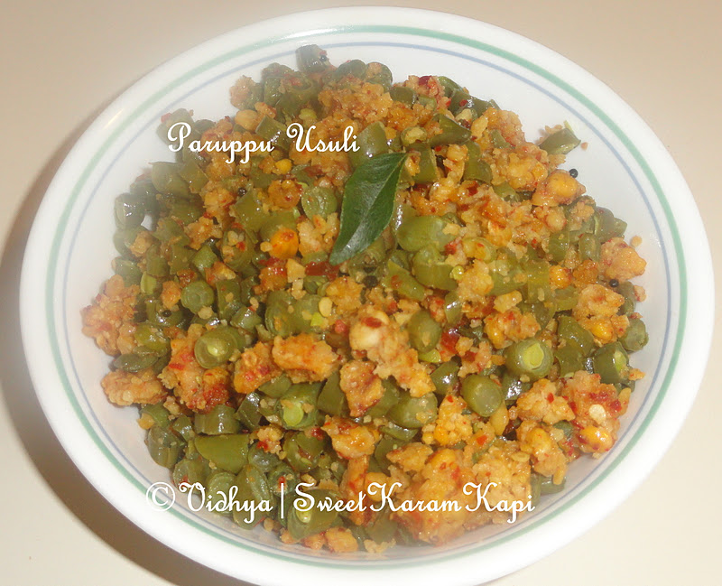 Sweet Karam Kapi :): Paruppu usuli