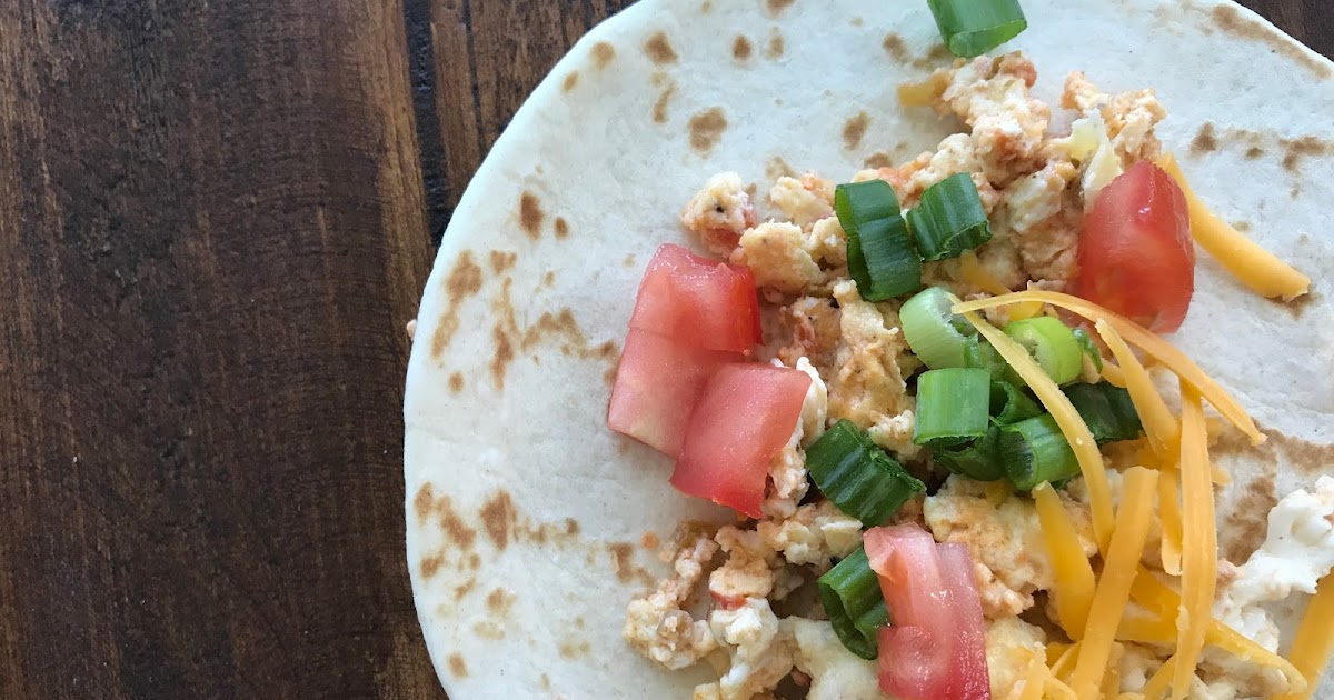 easy scrambled egg tacos