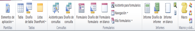 Microsoft Access 2010: Interfaz de Access 2010