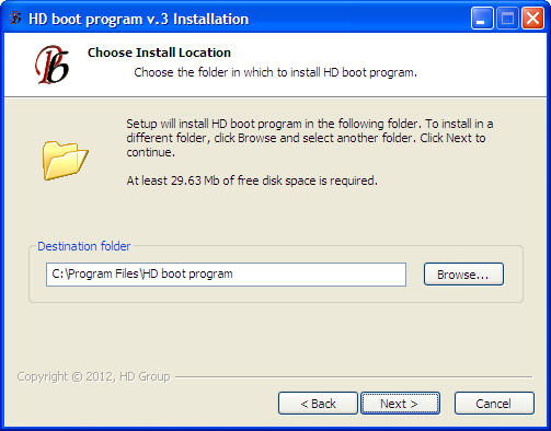free software: HD Boot Program v.3