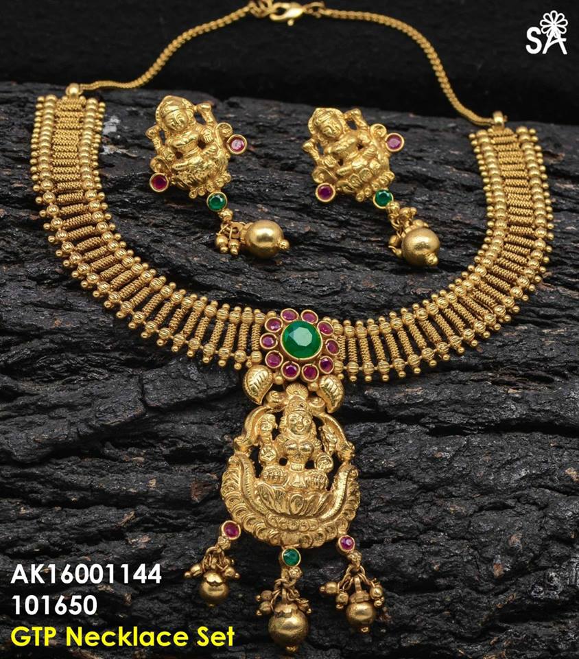 Exclusive Bridaal neck Sets | Buy Online 1 gram jewellery