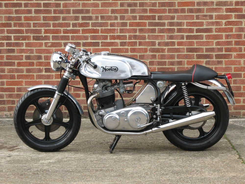 MotArt: 1964 Norton Cafe Racer