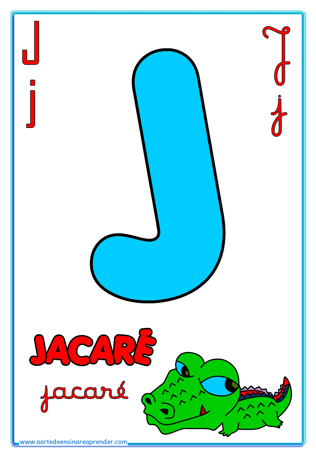 Alfabeto quatro tipos de letras - REFORMULADO!!! - A Arte de Ensinar e ...