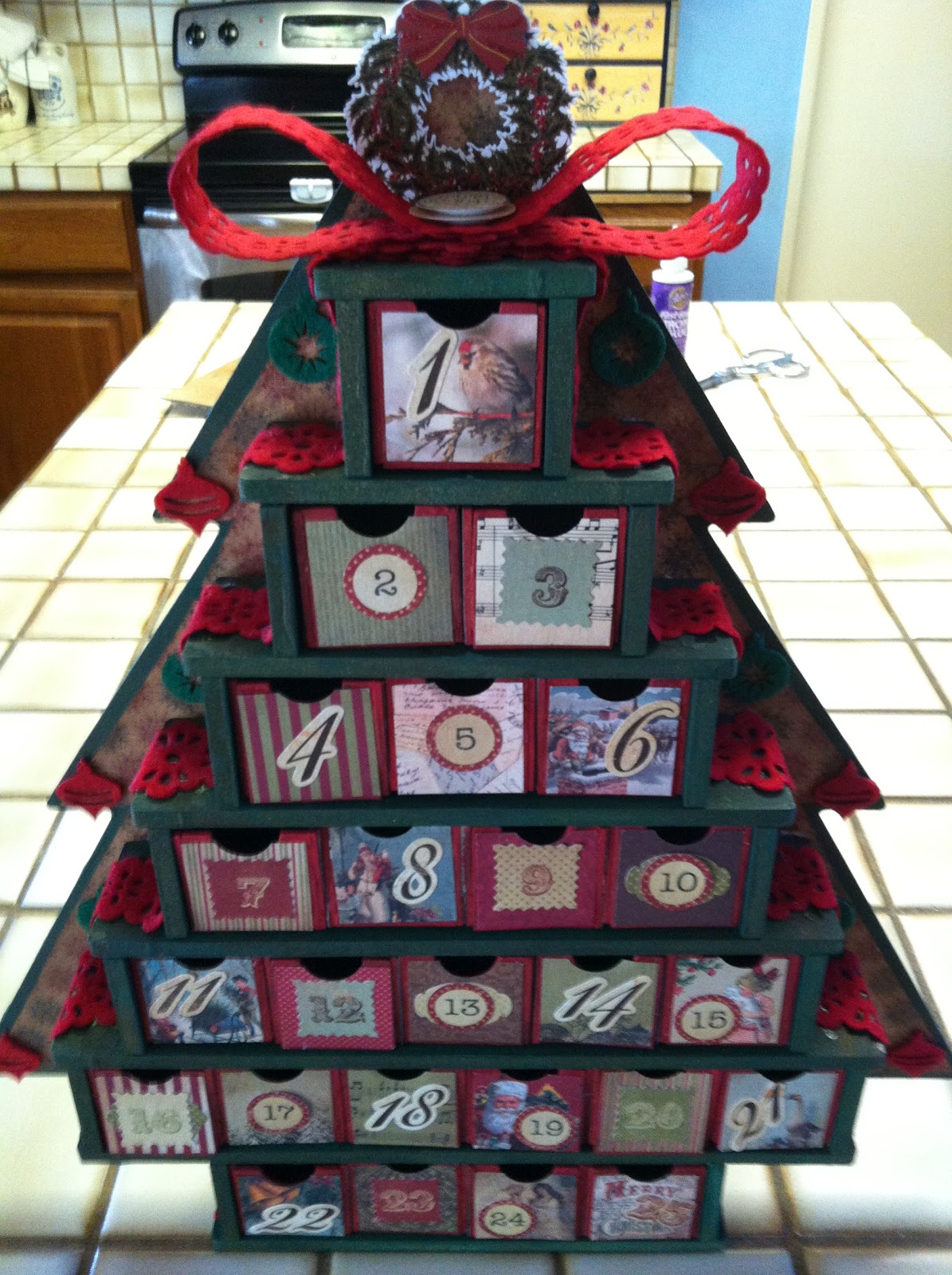 cricut craftin grammy: Kaisercraft Advent Tree Calendars-- which would ...