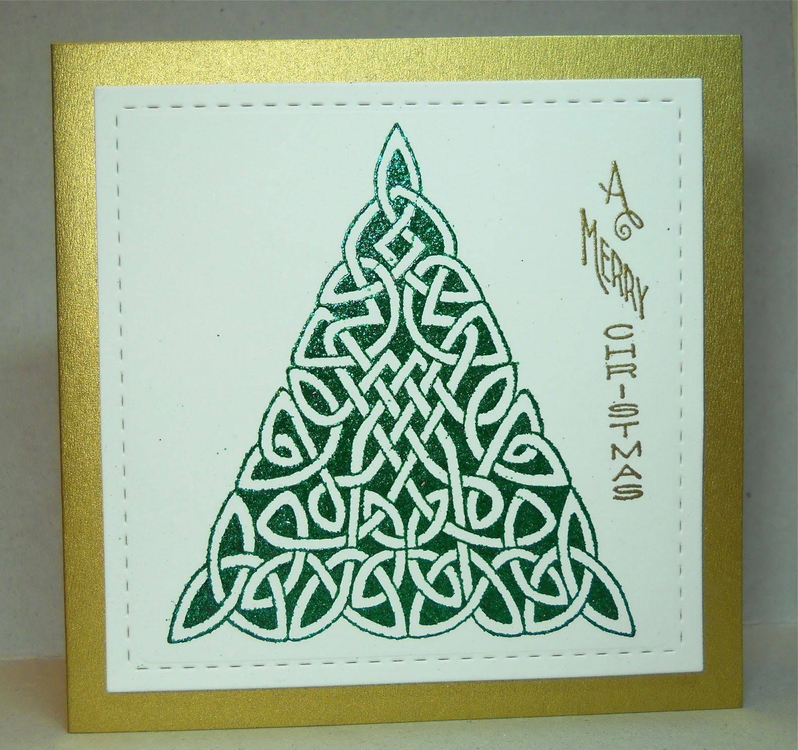 Cardmaker's Garret: Celtic Knot Christmas Tree