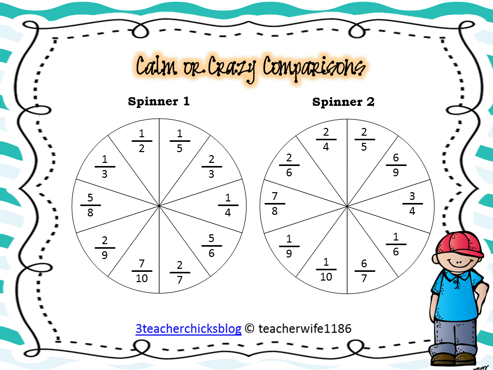 3 Teacher Chicks: Fraction Frenzy Pack-ed with Fun....A FREEBIE & a ...