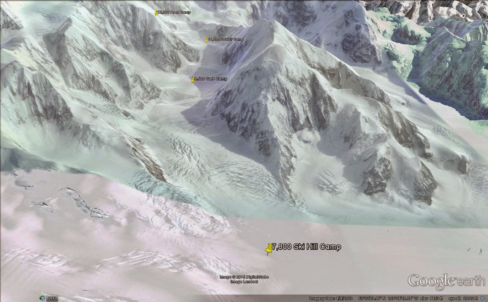 Denali West Rib: Route Details