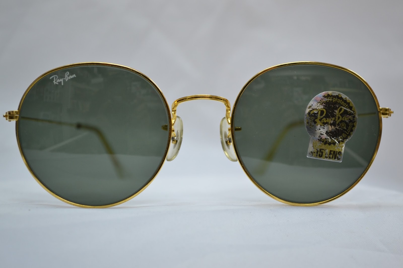 Vintage sunglass: Vintage Ray Ban Round W0607! NOS! USA! 54MM!