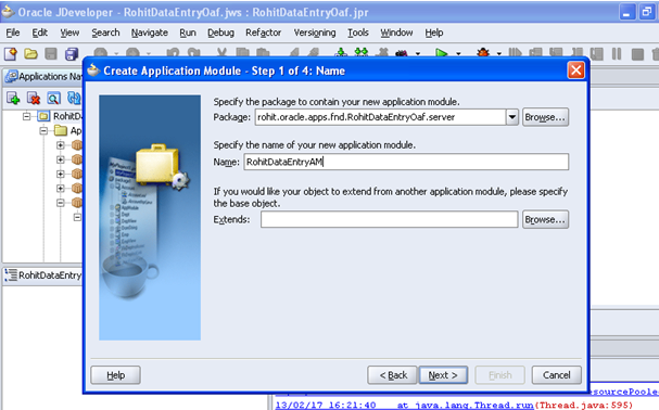 Oracle Application's Blog: How to Create oaf Page in Oracle Apps