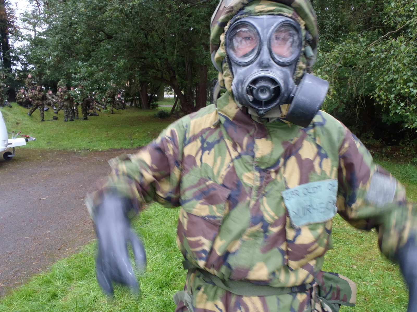 Chris Becomes a Soldier (ish): Gas Gas Gas, Guns Guns Guns.