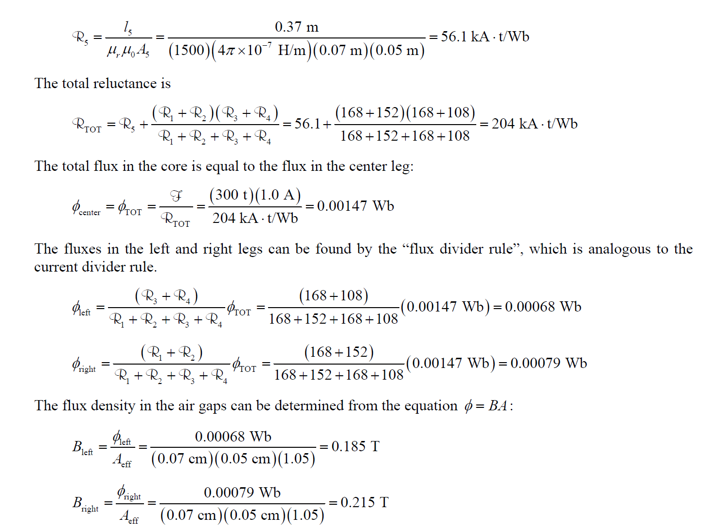 Electrical and Electronic Engineering Forum: Magnetic Circuit Calculations