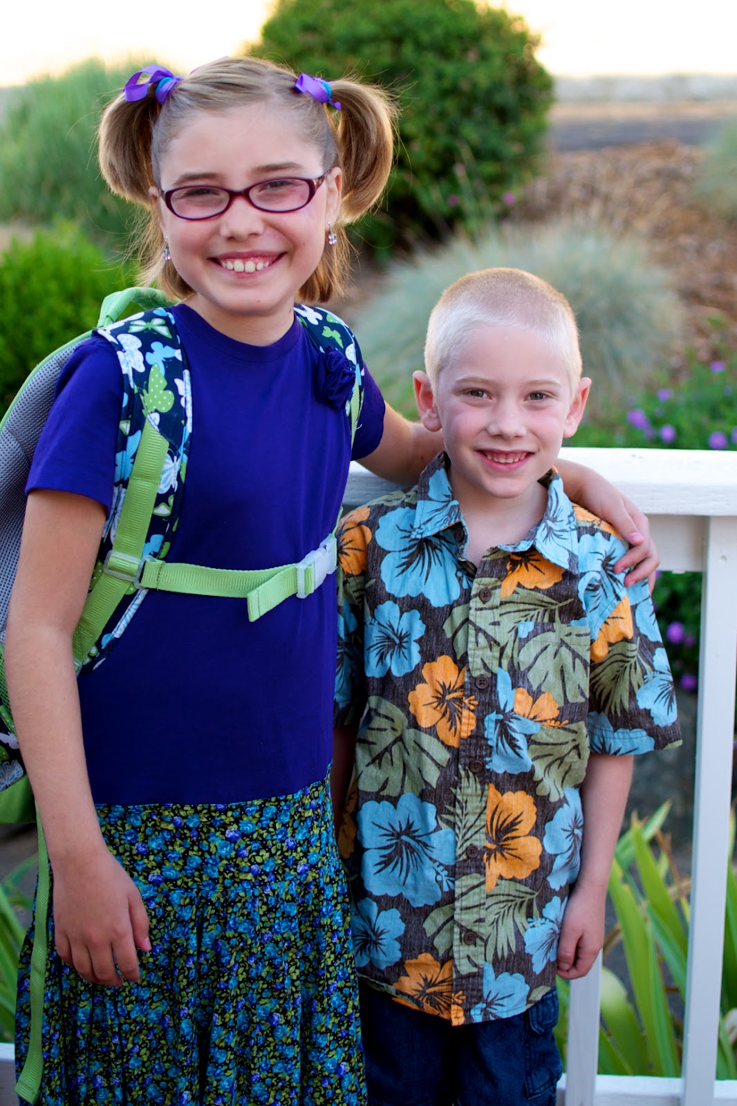 The Hulbert Family: First day of School!!! First day of School!!!
