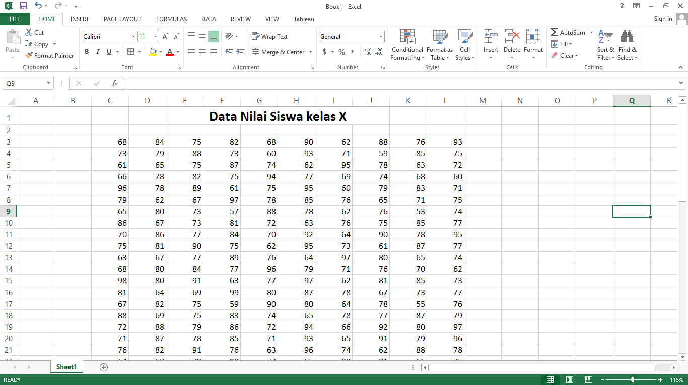 Cara untuk meng-input data dari Excel ke SPSS dengan cepat