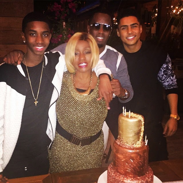 Kaycee Blog 24/7: Puff Daddy Celebrates Mum and Twins Birthday and ...