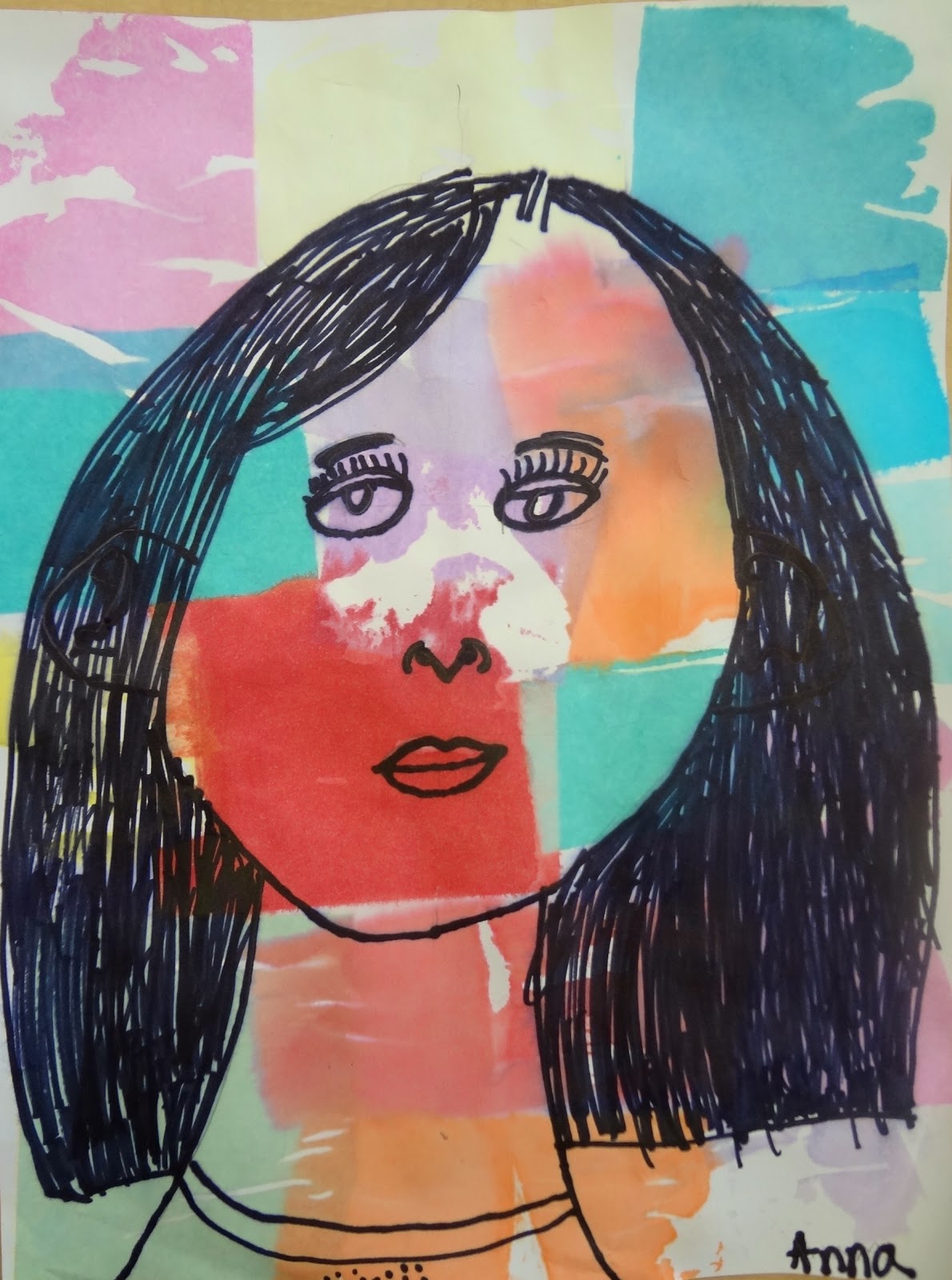The Talking Walls: Paul Klee Inspired Self Portrait Lesson