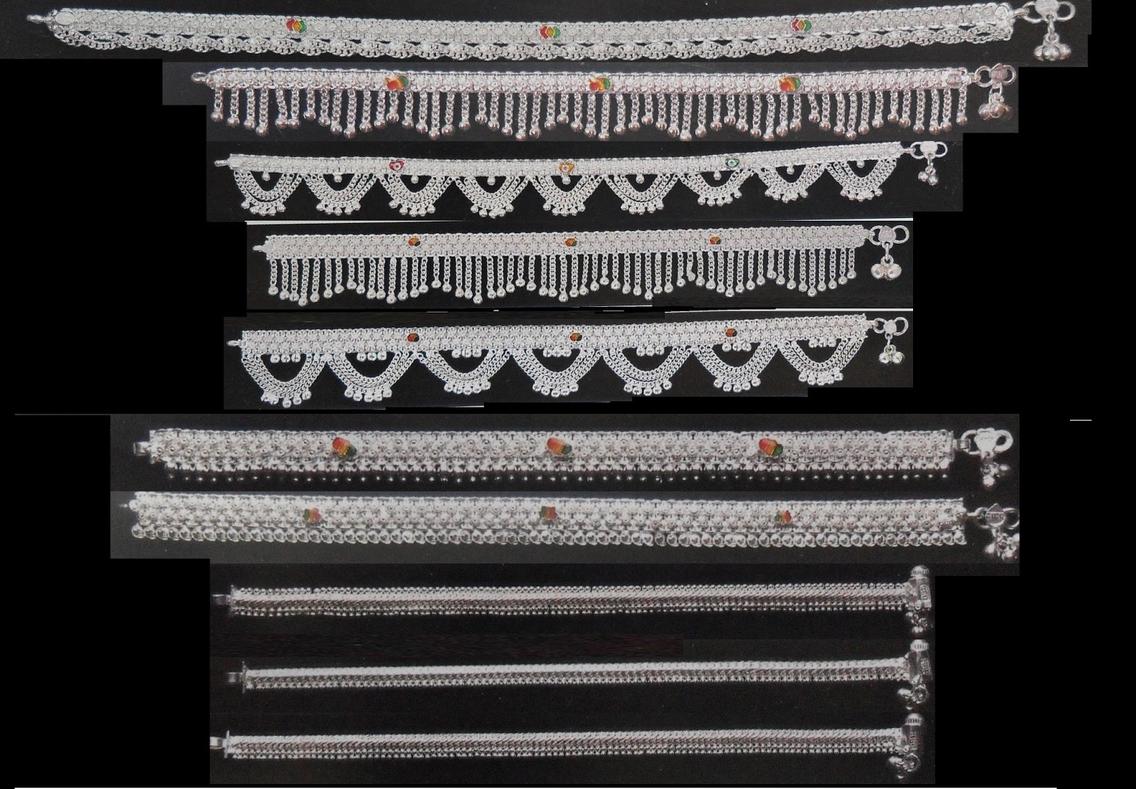 Sree Srinivasa Jewellers Salem: Wholesale Silver Leg Chain and Anklet ...