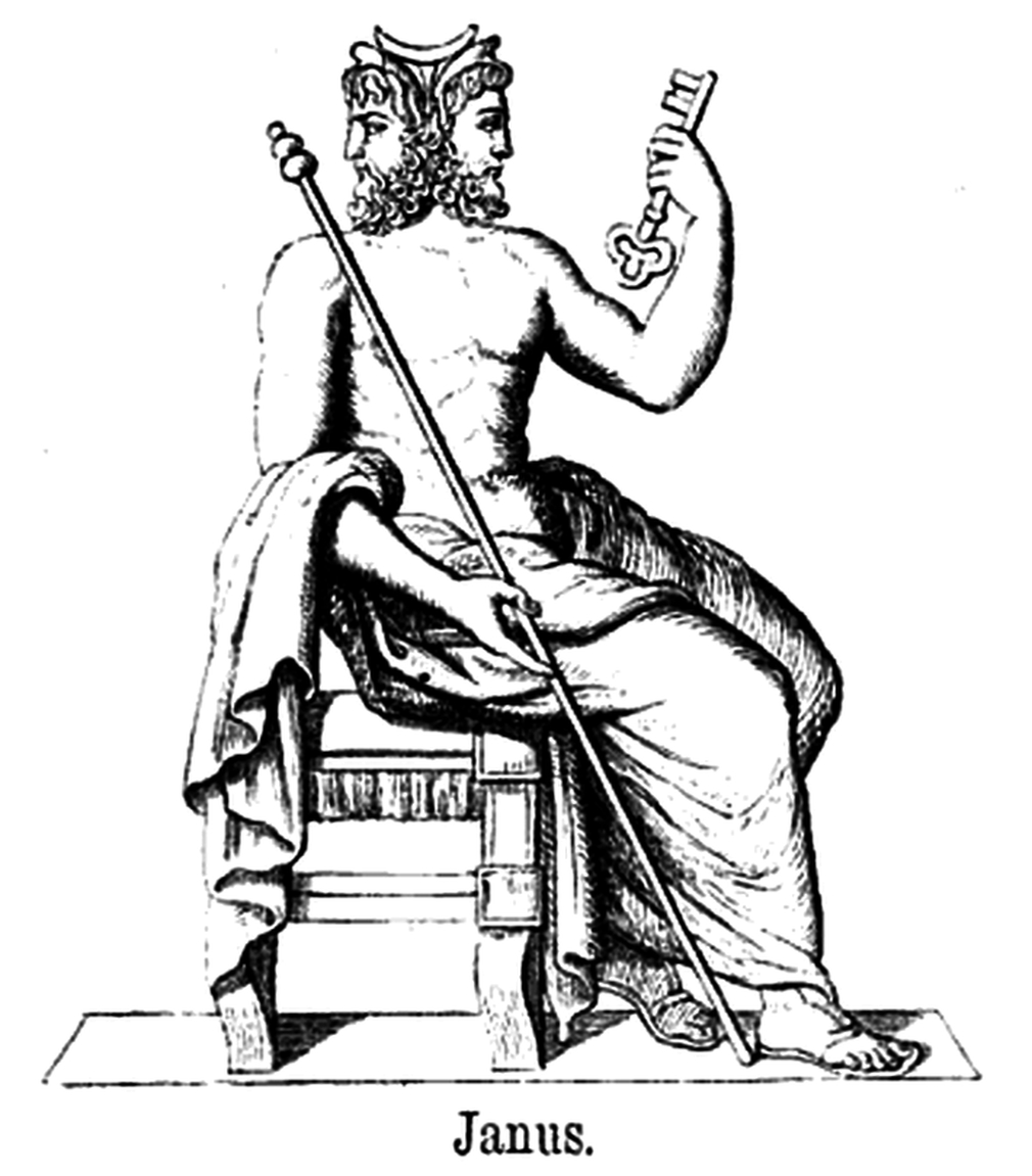 JANUS Happy New Year Public Domain Clip Art Photos and Images