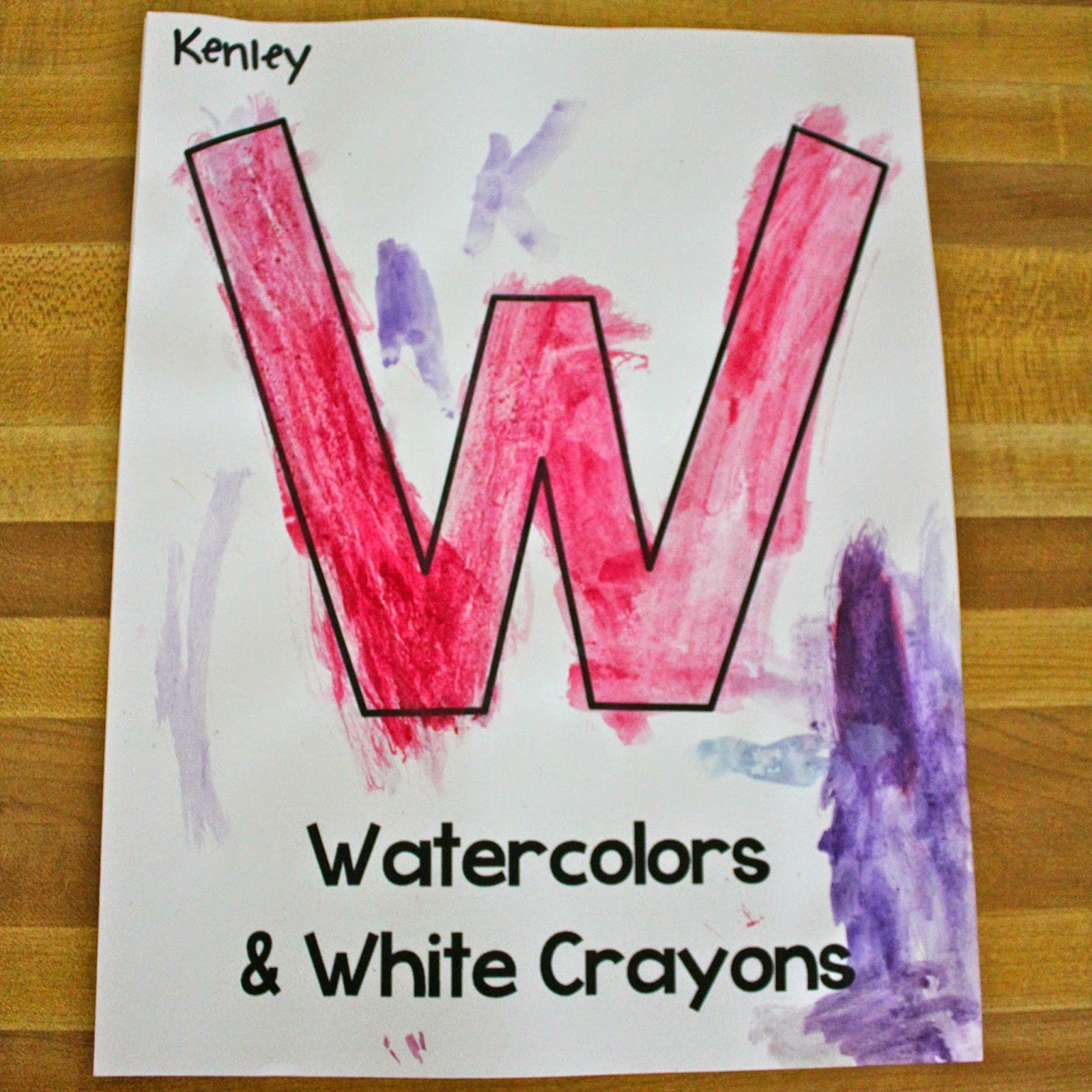 Schoolhouse Ronk: Preschool ABC Crafts