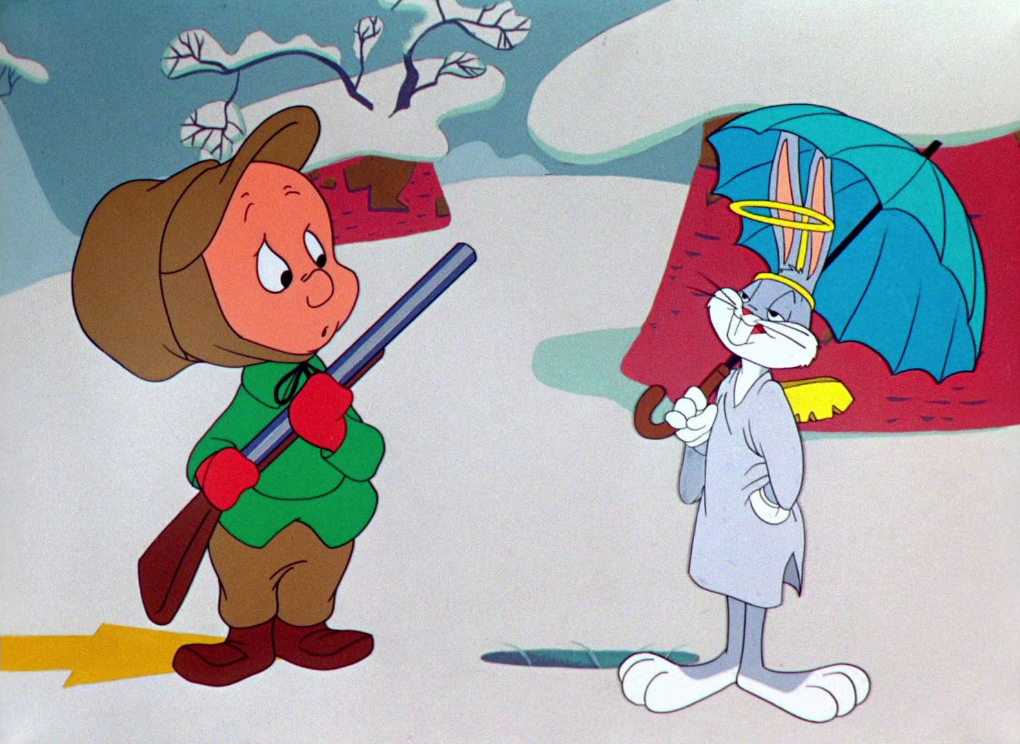 Duck! Rabbit, Duck! - cartoon characters