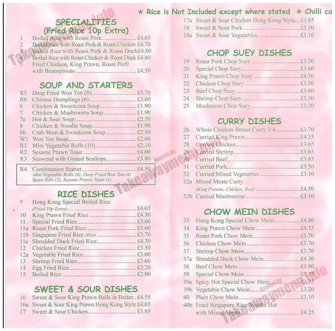 19 Hong Kong Kitchen Menu - ZCAZ MILLIE WALLS'S BLOG