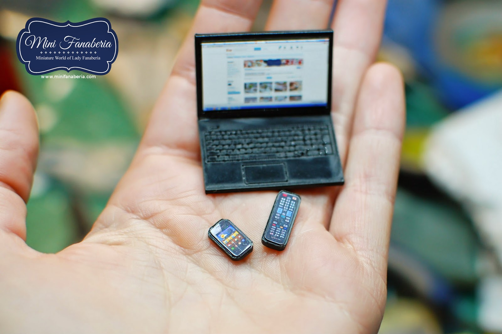 MiniFanaberia: Miniaturowy laptop/ Miniature handmade laptop