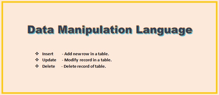 DML Commands | Data Manipulation Language | SQL Commands
