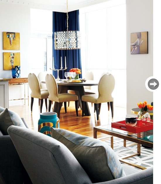 Audrey & Abby Interiors: Color Schemes: Triad