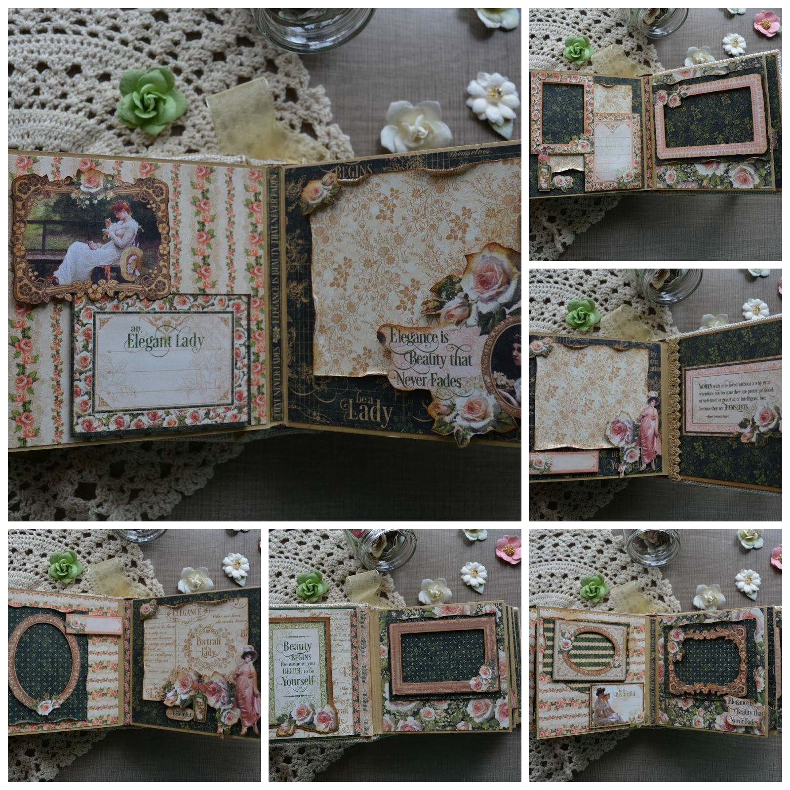 Crafters Corner : Tiny Elegant Mini Album