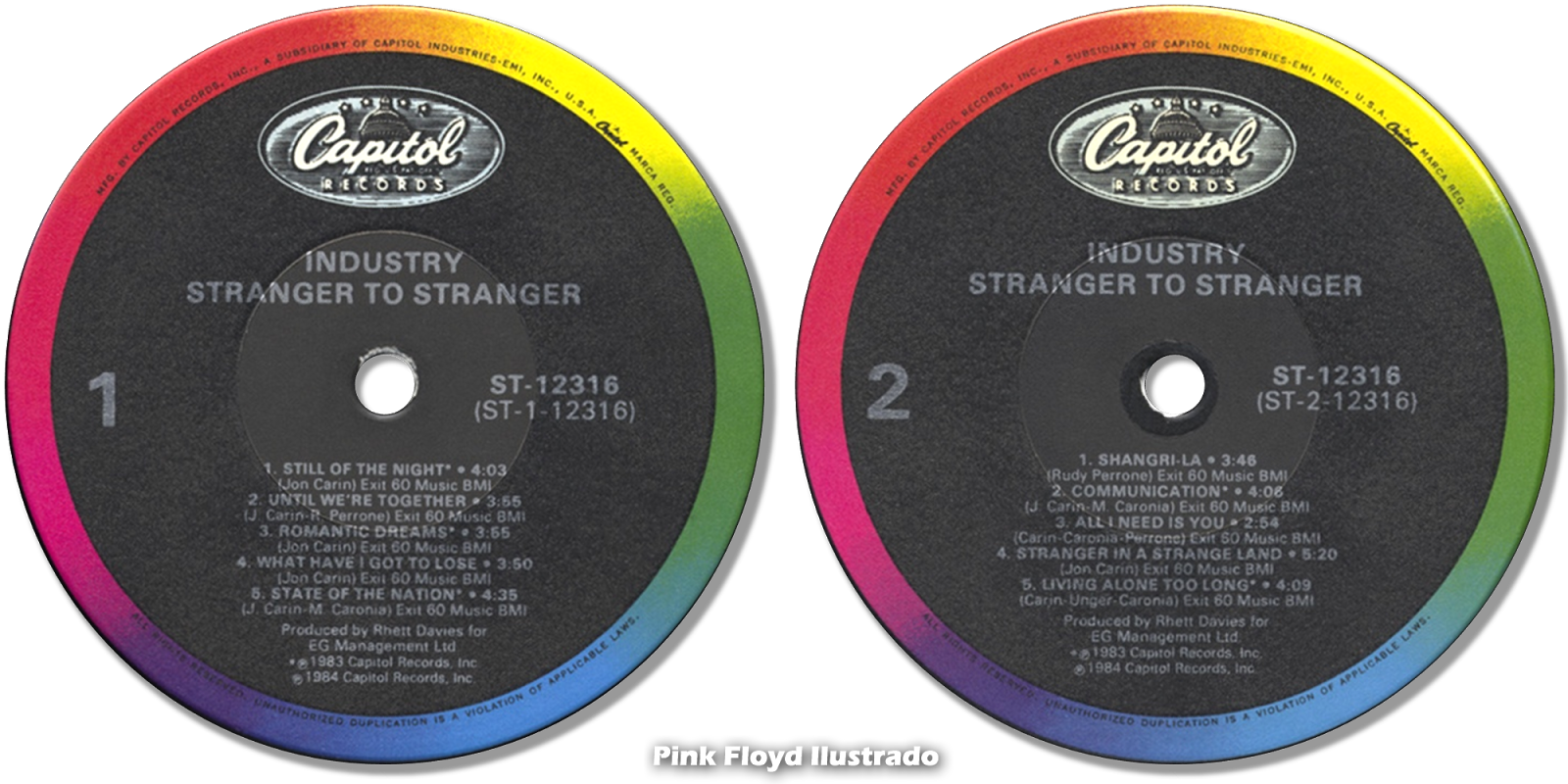 Pink Floyd Ilustrado: 1983 Stranger To Stranger - Industry