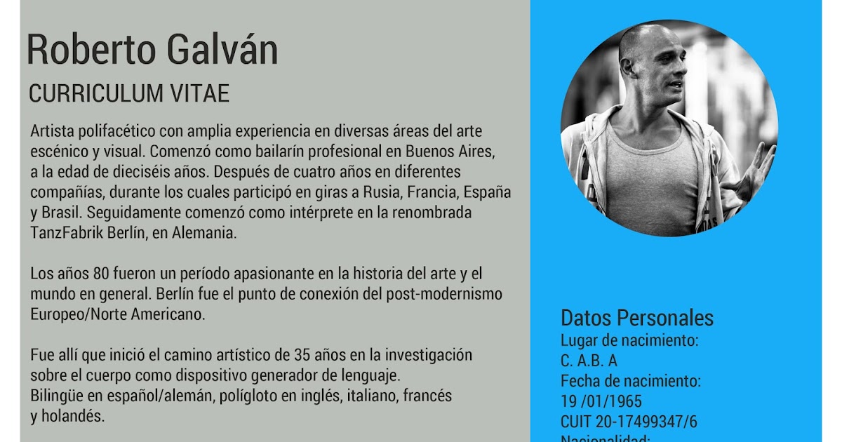 Roberto Galván Arte: Curriculum Vitae